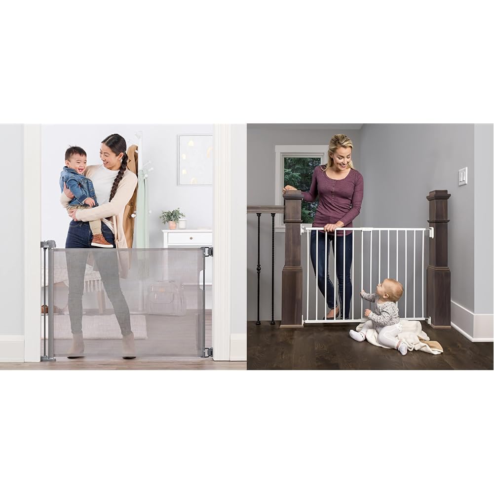 Regalo Extra Wide Retractable Baby Gate, Award Winning Brand, Expands ...