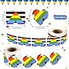 Amazon.com: FEBSNOW Pride Stickers,600Pcs Gay Pride Stickers Bulk Pride Rainbow Heart Flag ...