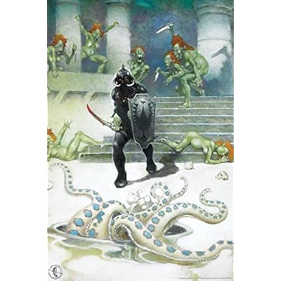 Laminated Death Dealer by Frank Frazetta Wall Art Australia | Ubuy