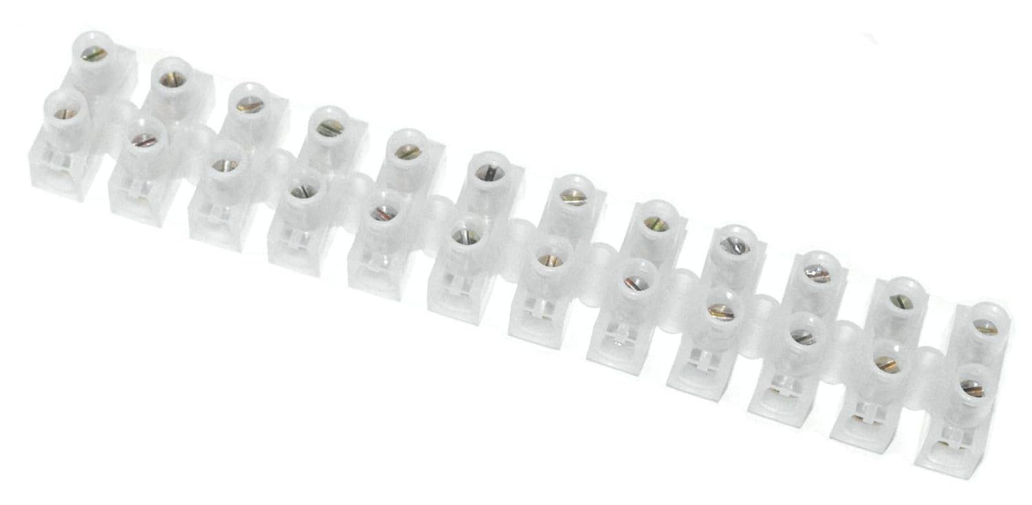 12 Way 15A Connector Strip Terminal Luster Terminal (Pack of 10 ...