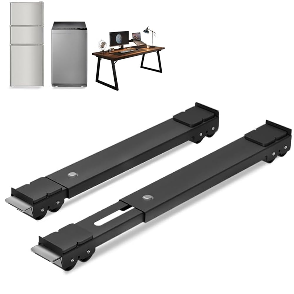 Meleg Otthon Washing Machine Base Frame with Brake, Furniture Castors ...