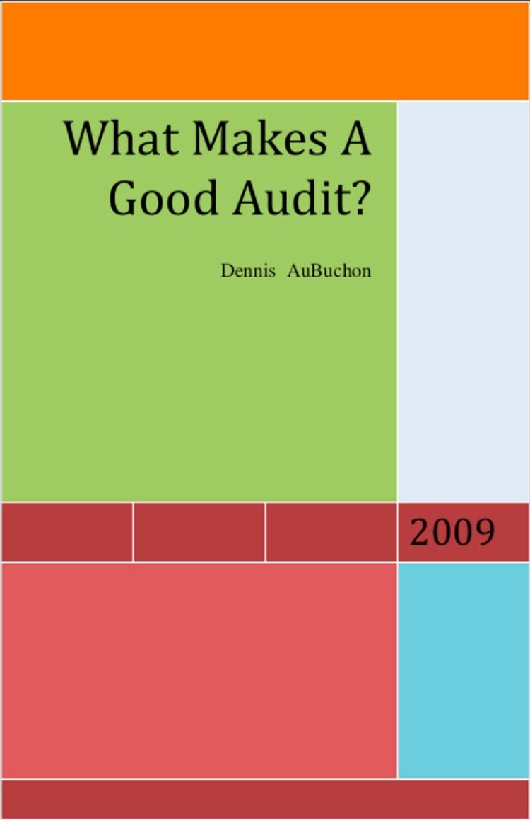Amazon.com: What Makes a Good Audit? eBook : AuBuchon, Dennis: Kindle Store