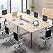 Amazon.com: YITAHOME 8FT Conference Table with Power Outlets, 94.5 ...