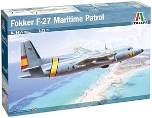 Amazon.com: Italeri -1455 Fokker F-27 Maritime Patrol, 1:72 Scale, Model Kit, Plastic Model to ...