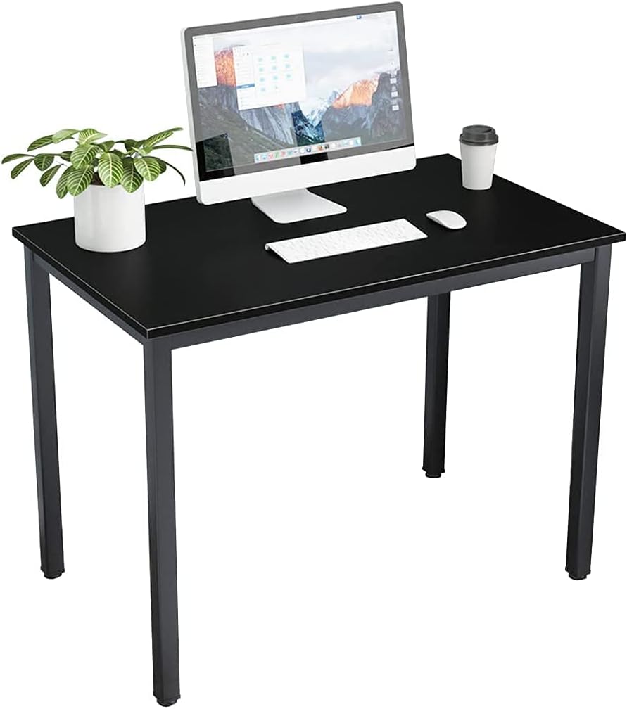 Amazon.com: DlandHome 39 inch Computer Desk Home Office Table Writing ...