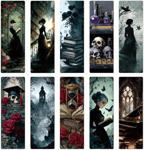Amazon.com : Cosmisun Dark Academia Bookmarks for Women - 100 Pcs ...