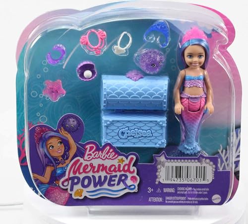 Snapklik.com : Barbie Mermaid Power Chelsea Mermaid Doll (Blue & Purple ...