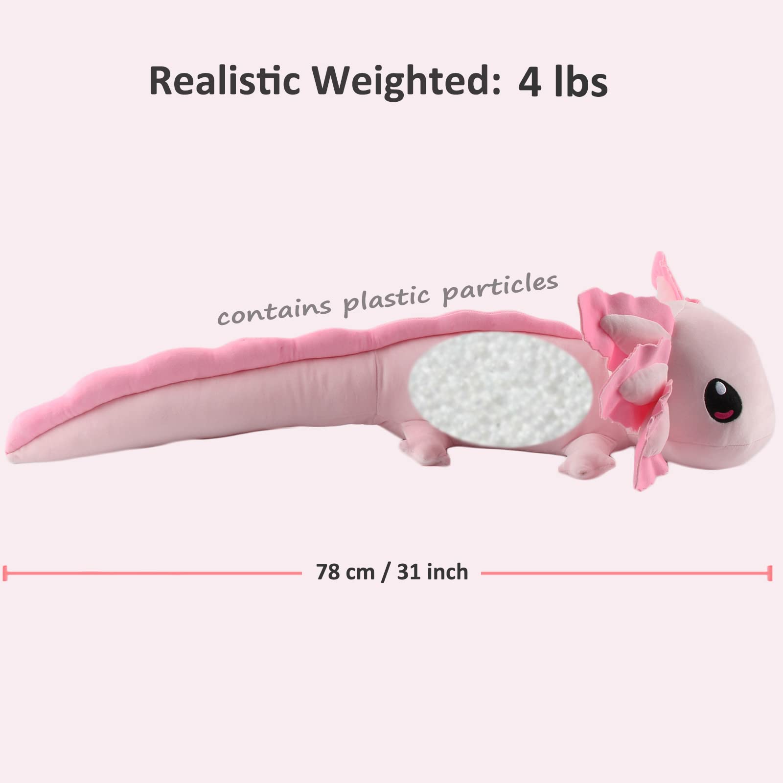 Weighted Anxiety Stuffed Animal Axolotl at Madeline Hardwicke blog