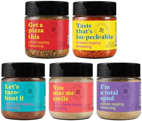 Amazon.com: McCormick Topping Seasoning, Game Night Variety Pack ...