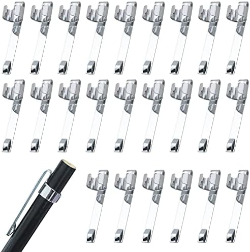 Amazon.com: Zonon Metal Pencil Clips Slide on Pencil Pocket Epoxy Pen ...