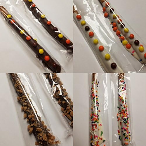 Amazon.com: Chocolate Covered Pretzel Rods Assorted Pack 20 Piece