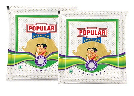 Popular Appalam Export Thicker- 400G (2 x 200G) Pack of 2 : Amazon.in ...