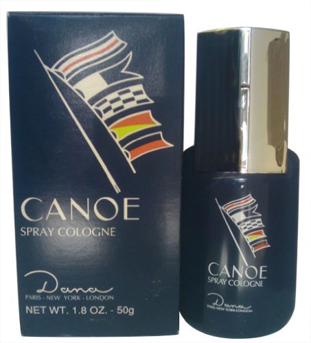 Amazon.com : Original Canoe for Men by Dana 1.8oz/50g Spray Cologne ...