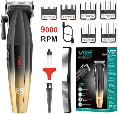 Amazon.com: VGR Professional Hair Clippers for Men, Barber Clipper and ...