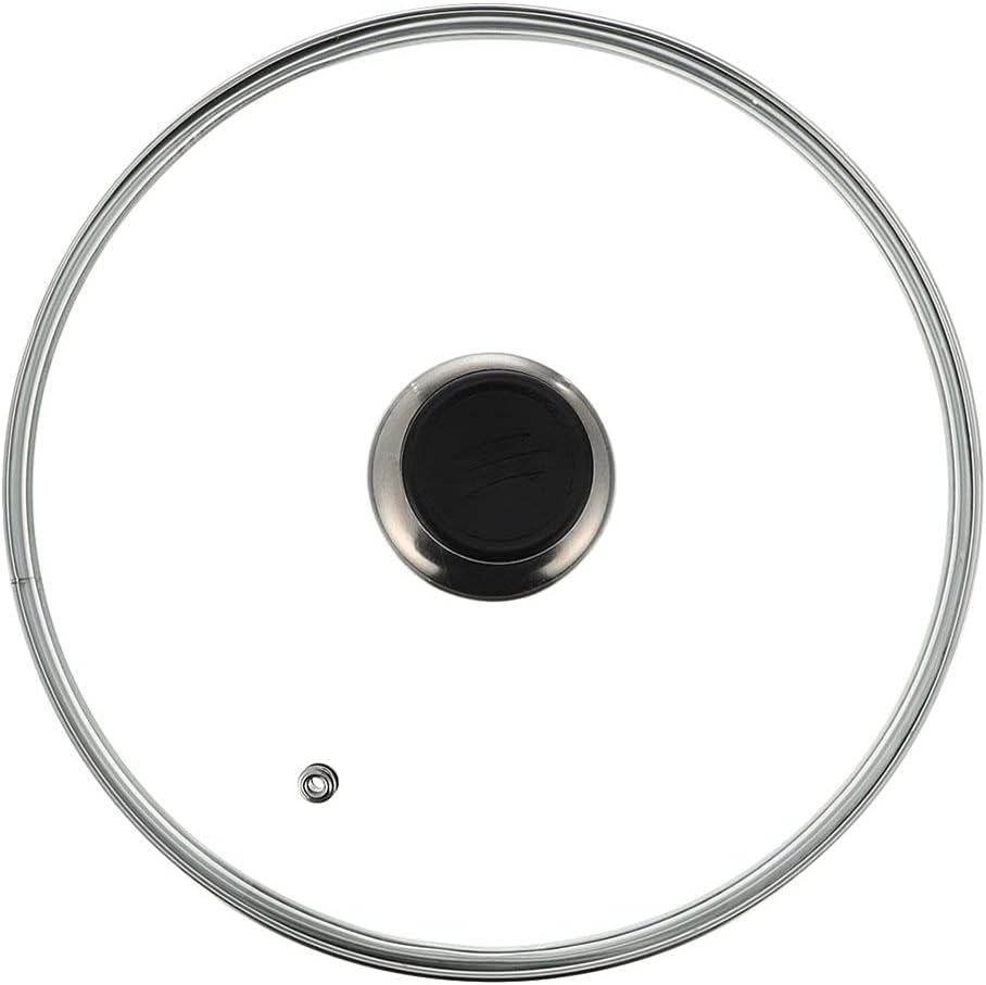 Amazon.com: 11 inch Glass Pan Lid Tempered Lid with Knob Handle ...