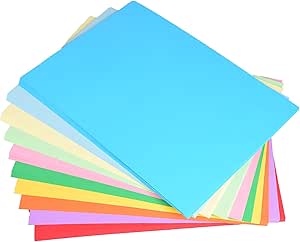 Amazon.com : FaYaCa Colored Cardstock,20 Sheets 10 Assorted Colors A4 ...