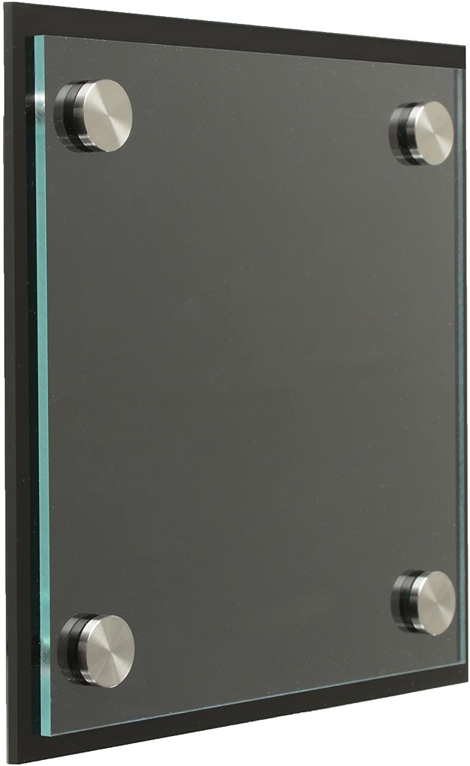 Amazon.com : Wall Sign Holder Office Standoff Sign Black with Green ...