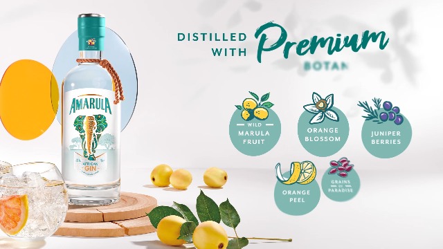 Introducing Amarula Gin, made with Real Marula Fruit Spirit