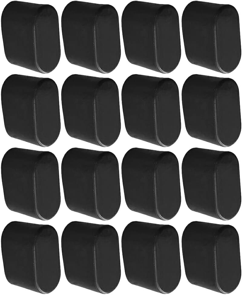 irene inevent 16pcs Oval Chair Leg Caps Nonslip Furniture Floor ...
