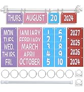 Amazon.com : Rainbow Flip Calendar Bulletin Board Set with Holder ...