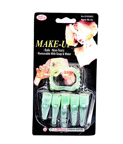 Buy SNB Radium Teeth and Nails Wearables Halloween Online at Low Prices ...