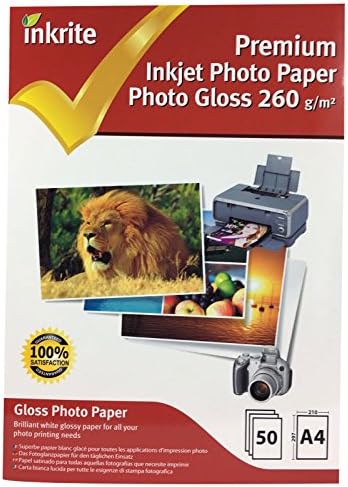 Inkrite PhotoPlus Premium Paper Matt 120gsm A4, 100 Sheets (Pack of 1 ...