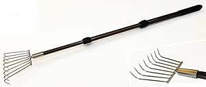 Amazon.com : Stainless Steel Garden rake Multi-Functional Clam rake can ...