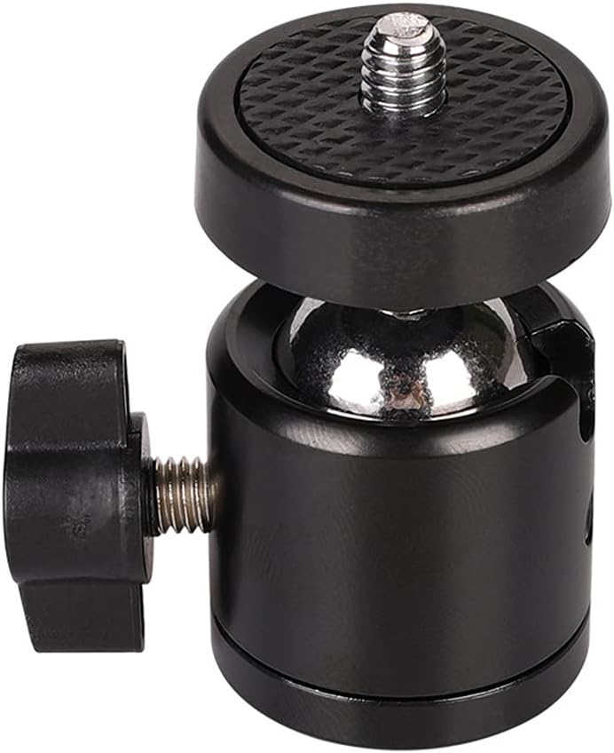 Ball Head 360°Swivel Camera Mount，1/4″ Screw Mini Camera Swivel Bracket ...