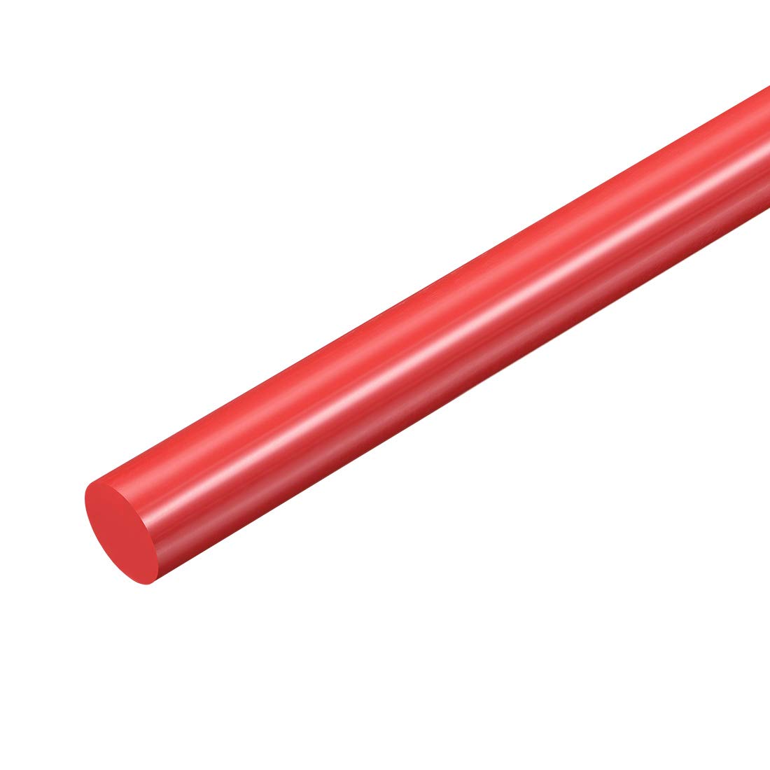 Amazon.com: uxcell Plastic Round Rod 5/8 inch Dia 20 inch Length Red ...