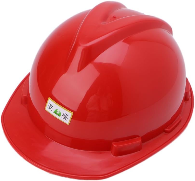Mentin Casque de Chantier Rouge : Amazon.fr: Bricolage