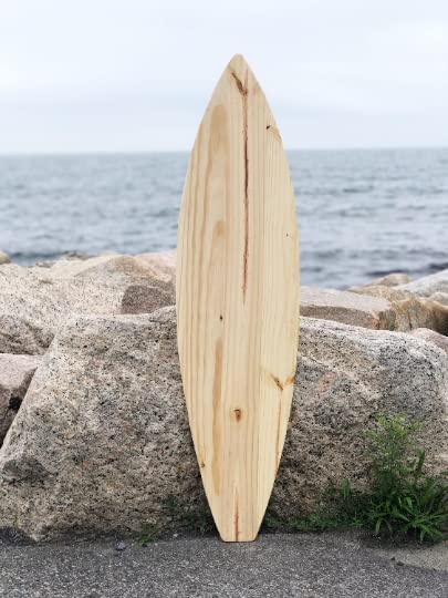 Amazon.com: Unfinished wood surfboard, Ocean wall art, plain 42 inches ...