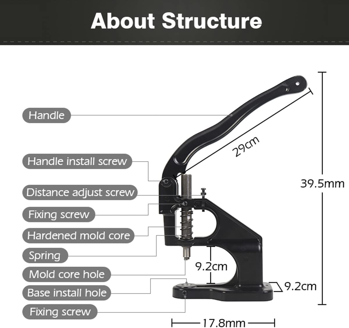Snapklik.com : WUTA Handmade Manual Press Machine Button Installation ...