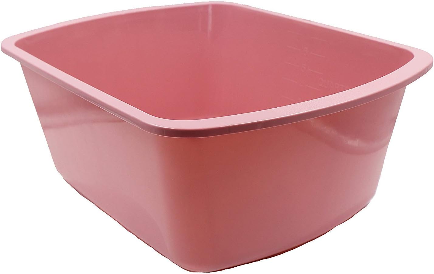 Amazon.com: Portable Rectangular Plastic Wash Basin, 6 Quarts with ...
