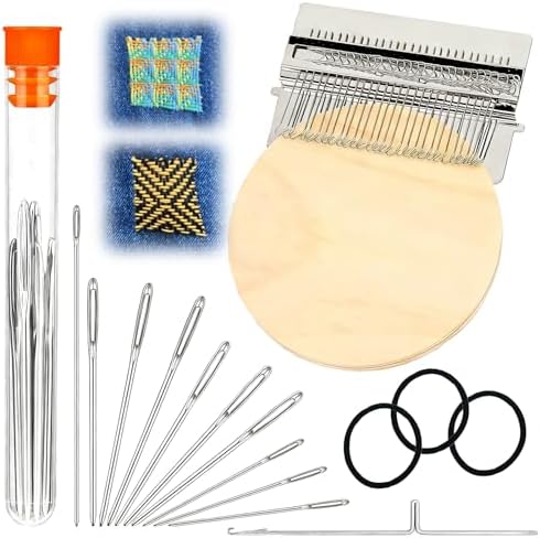 Amazon.com: Hswera Knit Patch Kit Darning Loom, Patchmaker 2.0 Kit ...