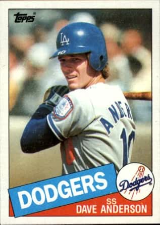 Amazon.com: 1985 Topps Baseball Card #654 Dave Anderson : Collectibles ...