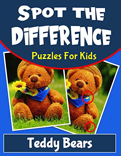 Amazon.com: Spot the Difference Book for Kids - Teddy Bears: Hidden ...
