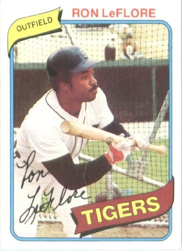 Amazon.com: 1980 Topps Baseball Card #80 Ron LeFlore : Collectibles ...