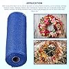 Amazon.com: MECCANIXITY 3pcs 10 Inch Poly Burlap Mesh for Wreath ...