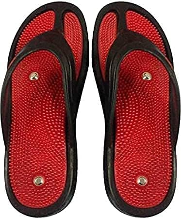 Acupressure Massage and Magnetic Slippers for Blood Circulation, Foot ...