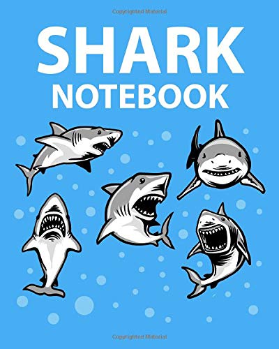 Shark Notebook: College Ruled Writer's Notebook for School, the Office ...