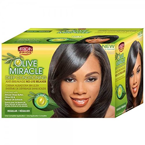 Amazon.com : African Pride Hair Conditioner and Relaxer Kit, Regular ...