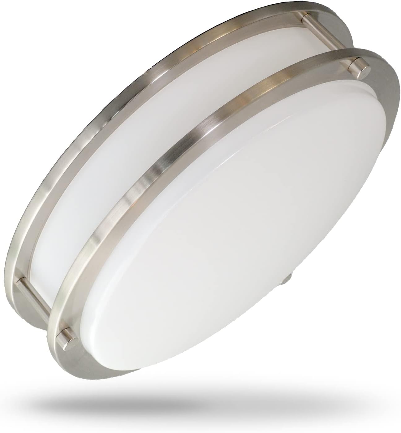 QPlus 15 Inch Architectural Flush Mount LED Ceiling Light, 5000K, 1500 ...