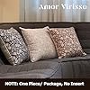 Amazon.com: Amor Virisso Throw Pillow Covers 20x20 Floral Pillow Covers Block Print Farmhouse ...