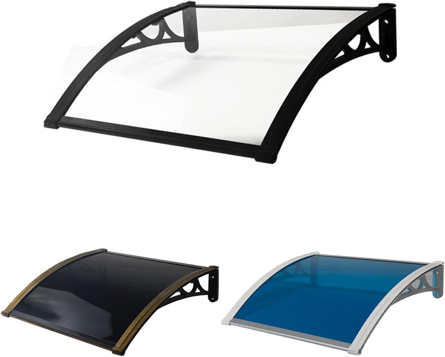 Amazon.com: Xanperex Window Door Awning Canopy Polycarbonate Entry Door ...
