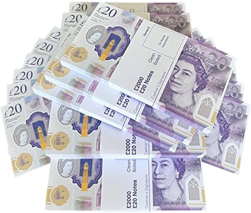 Big Screen Stacks | New Edition x10 Stacks of £20 Prop Money Pounds ...