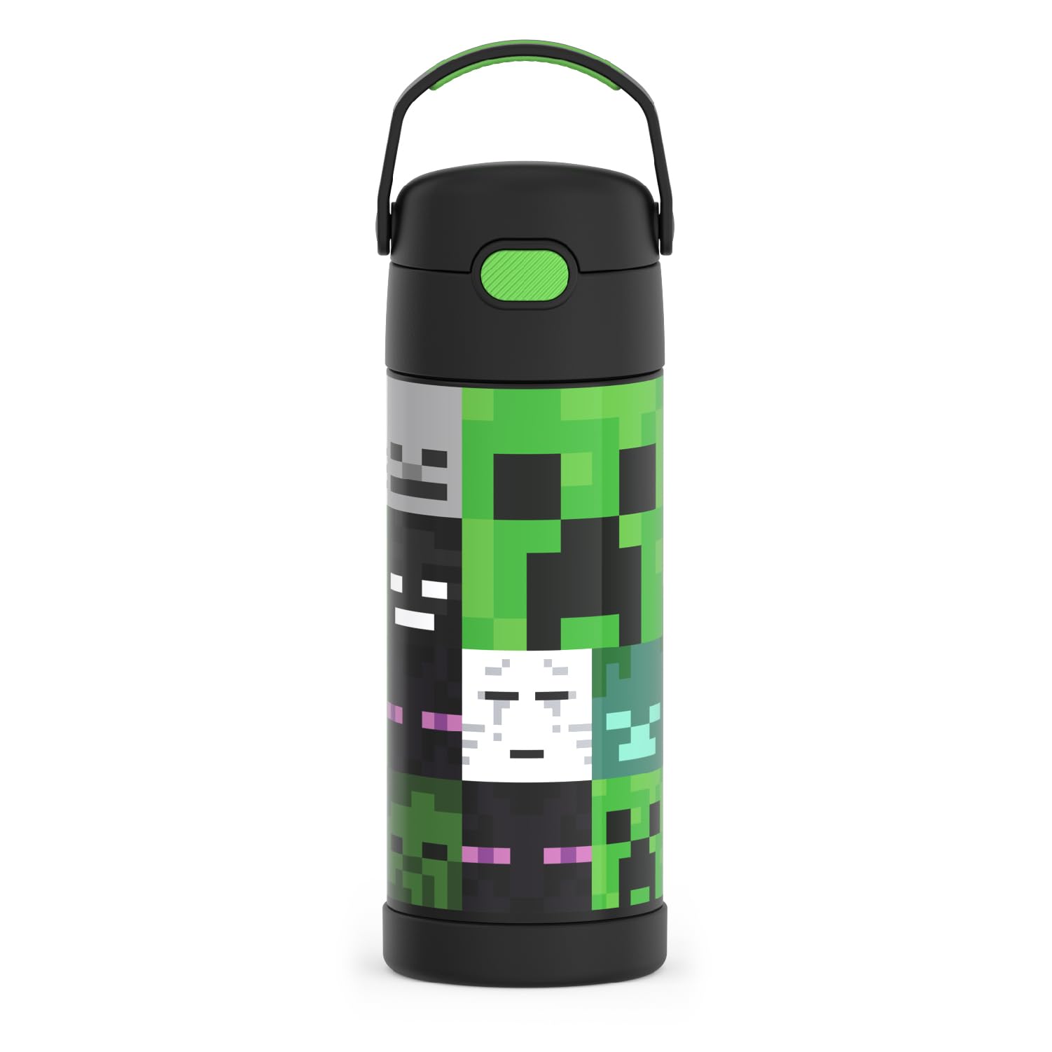 410mL Stainless Steel Licensed FUNtainer® Bottle, Minecraft : Amazon.ca ...