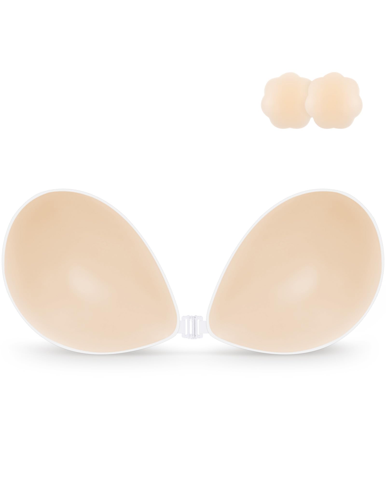 Snapklik.com : Niidor Adhesive Bra Strapless Sticky Invisible Silicone ...