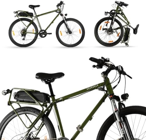 HORNBACK X1 Full-Size Foldable Electric Bike – 250W BLDC Motor, 7-Speed ...