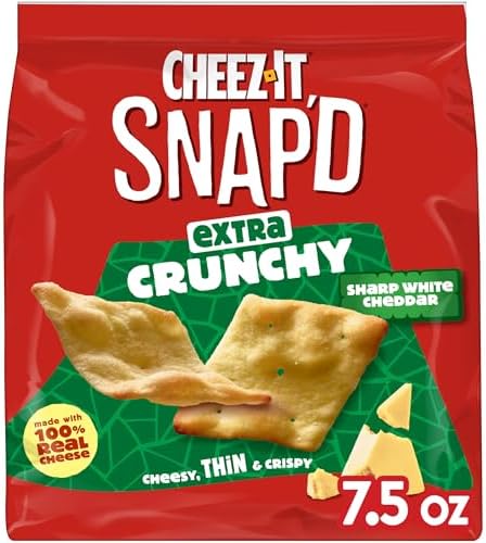 Amazon.com: Cheez-It Snap'd Cheese Cracker Chips, Thin Crisps, Extra ...