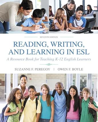 Amazon.com: Reading, Writing, and Learning in ESL: A Resource Book for ...
